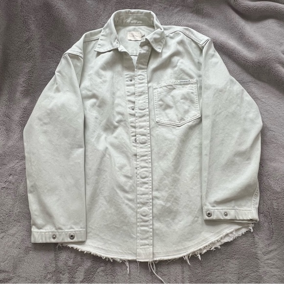 Calvin Klein | Jackets & Coats | Jennie Kim Calvin Klein Overdyed Denim ...